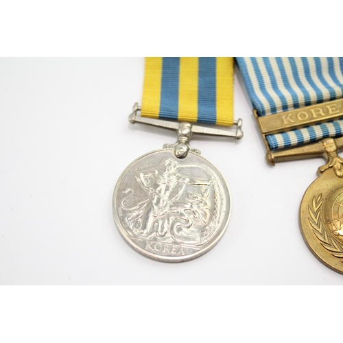 ERII Korea Medal Pair Queens Korea P/SKX 849376 H.M Reed SM RN