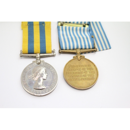 ERII Korea Medal Pair Queens Korea P/SKX 849376 H.M Reed SM RN