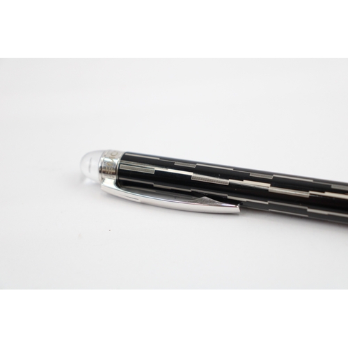 Montblanc Starwalker Black & Grey Stripe Ballpoint Pen / Biro WRITING ...