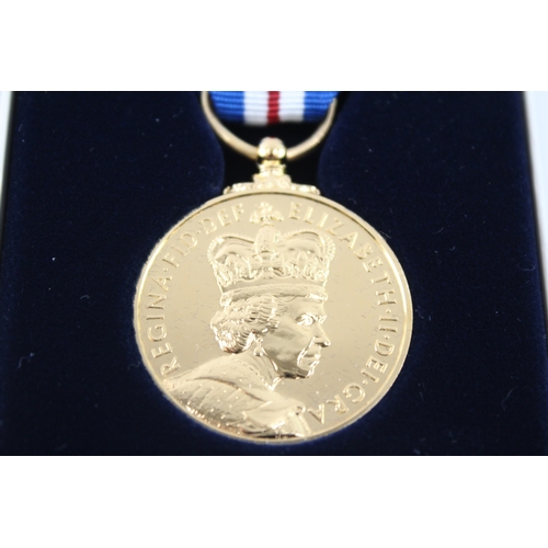 Boxed ERII Queens Golden Jubilee Medal With C.O.A