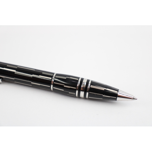 Montblanc Starwalker Black & Grey Stripe Ballpoint Pen / Biro WRITING ...