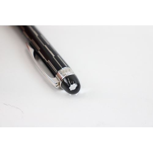 Montblanc Starwalker Black & Grey Stripe Ballpoint Pen / Biro WRITING ...
