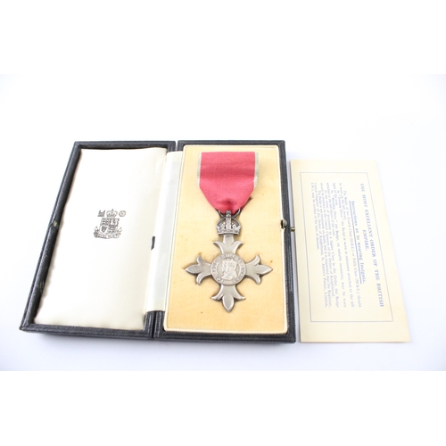 Boxed Civil MBE GRJ Sypher In Royal Mint Box