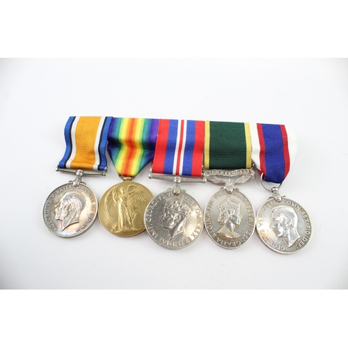 Mounted WW1-GVI-ERII Medal Group, Pair GS-8859 Pte Smithers RW Kent ...