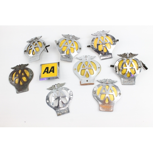 Car Grille Badge Automobilia Collectables Inc Automobile Association AA ...