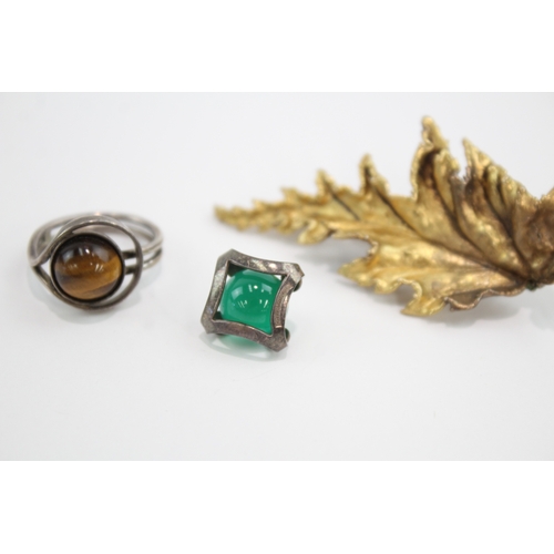 Collection of Sterling Silver Scandinavian Jewellery inc. Flora Danica ...