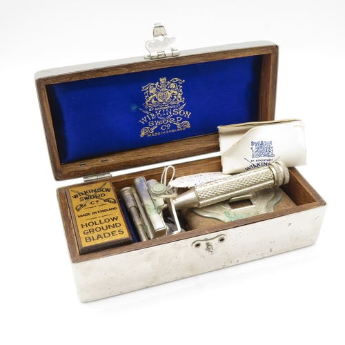 Vintage Wilkinson Sword 1920s Shaver Kit with Strop in Original Box (355g)