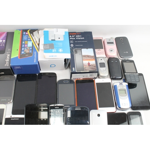 Mixed Mobile Phones 00s - 20s Boxed & Loose Job Lot Untested
