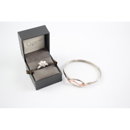 Collection of Sterling Silver Signed Branded Clogau Jewellery inc. Box ...