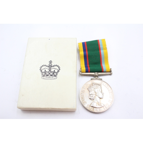 Boxed ER II Cadet Forces Medal Named- A.A Buchanan ACF