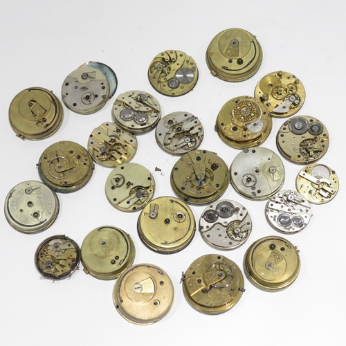 Selection of pocket watch movements