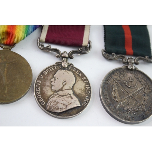 WW1 1914-15 Star Trio & Death Plaque Named- 14621 Pte Angus McArthur R ...