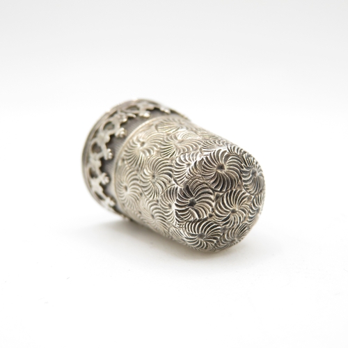 3 x Sterling Silver Thimbles
