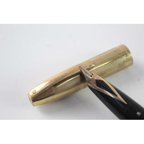 Vintage Sheaffer PFM Pen For Men Black Fountain Pen 14ct Nib WRITING