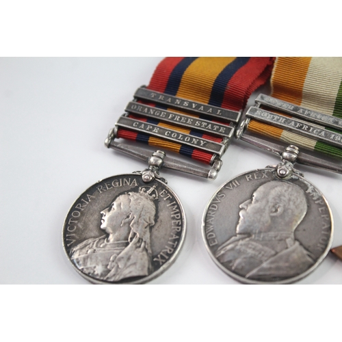 Mounted Boer War WW1 1914 Star Trio Medal Group Gnr W E Haddock RFA RA