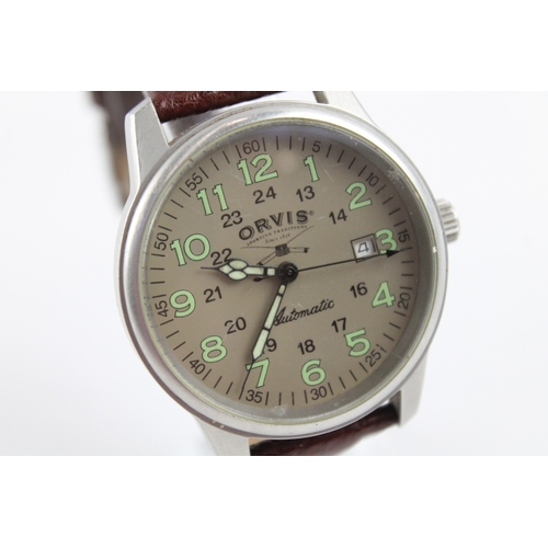 Orvis Field Style Watch Automatic Working