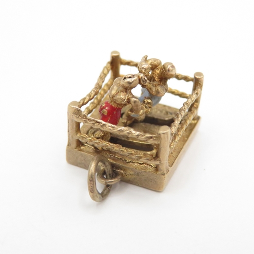 9ct gold vintage boxing charm (3.2g)