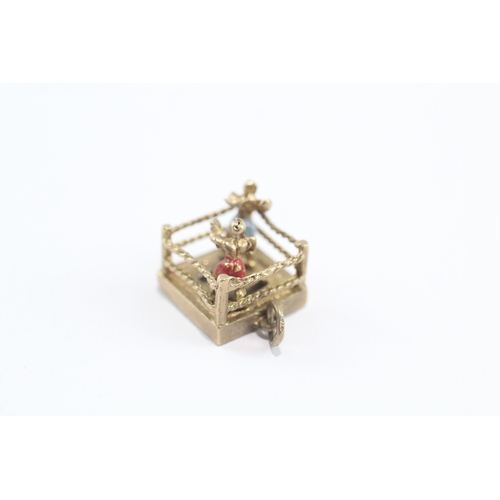9ct gold vintage boxing charm (3.2g)