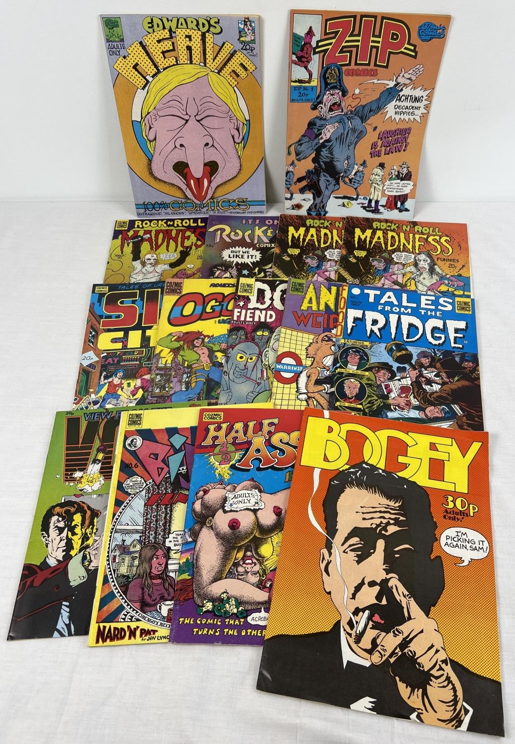 16 Issues of Cozmic Comics. Covering various series. To include Rock N ...