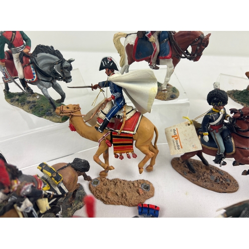 11 hand painted die cast metal collectors figures of soldiers by Del ...