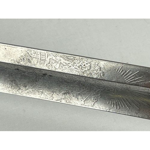 A Victorian Royal Naval 1846 pattern officers sword by J Friedeberg ...