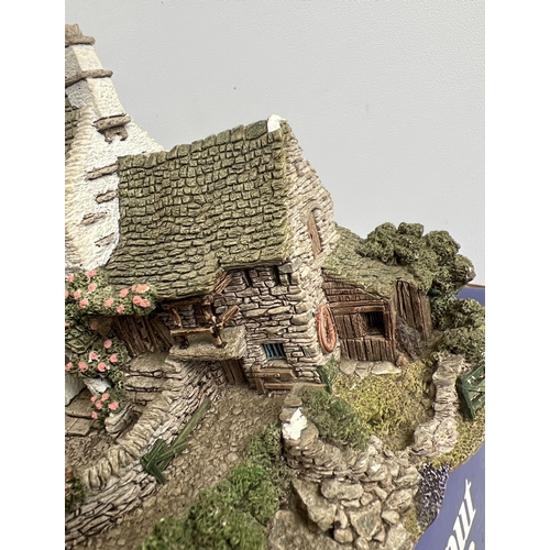 7 assorted large Lilliput Lane collectable houses, 4 boxed, comprising ...