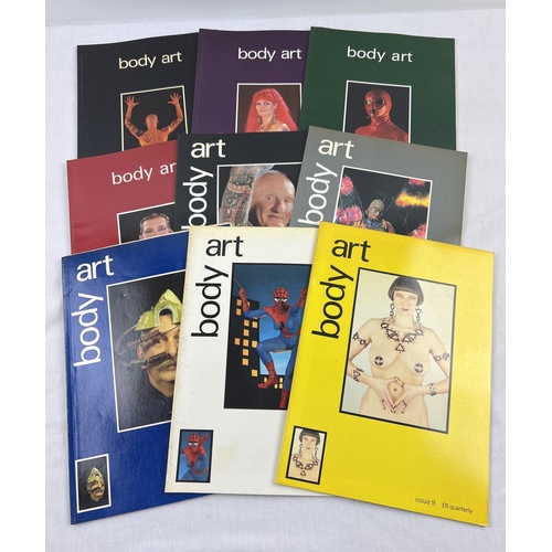 First 9 issues of Body Art, special interest adult magazine from the ...