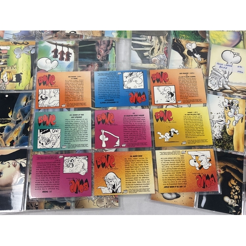 3 complete base sets of trading cards: Bone by Comics Images, 1994 (#1 ...