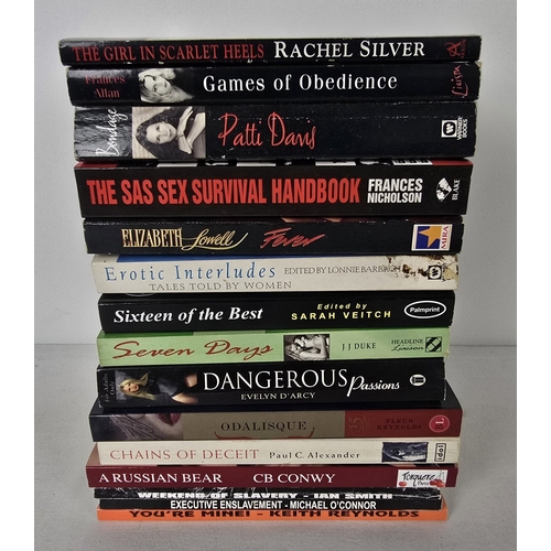 15 assorted adult erotic paperback fiction books to include specialist ...