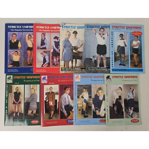 The first 9 issues of Strictly Uniforms, special interest adult erotic ...