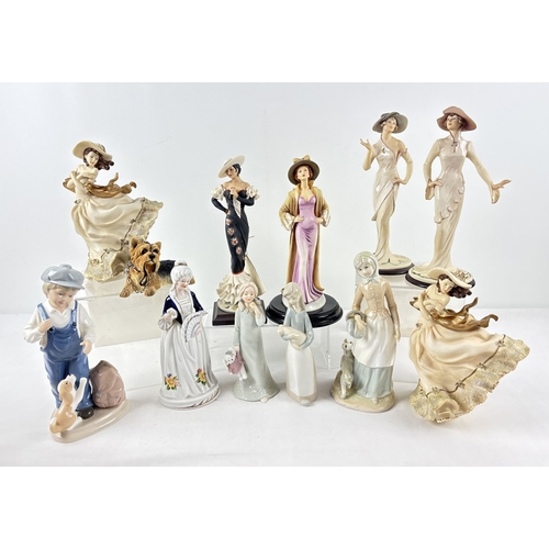 A collection of assorted ceramic and resin figures and ornaments to ...