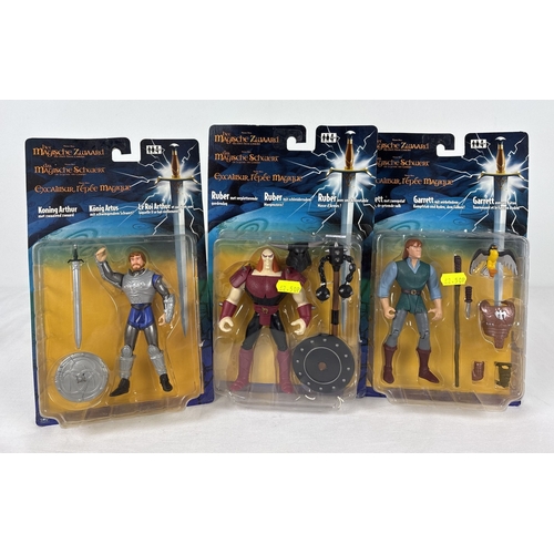 3 Warner Bros The Magic Sword - Quest for Camelot 6" action figures ...