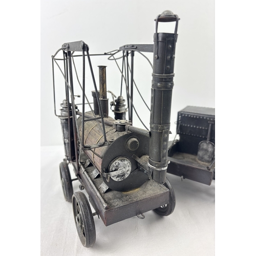 A tinplate model of George Stevenson's steam Locomotive No. 1 with ...