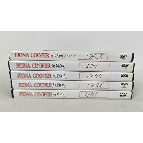 5 assorted Fiona Cooper adult erotic DVD's in hard plastic cases. With ...