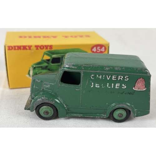 A vintage 1950's Dinky Toys diecast model of a Trojan 15 cwt van with ...