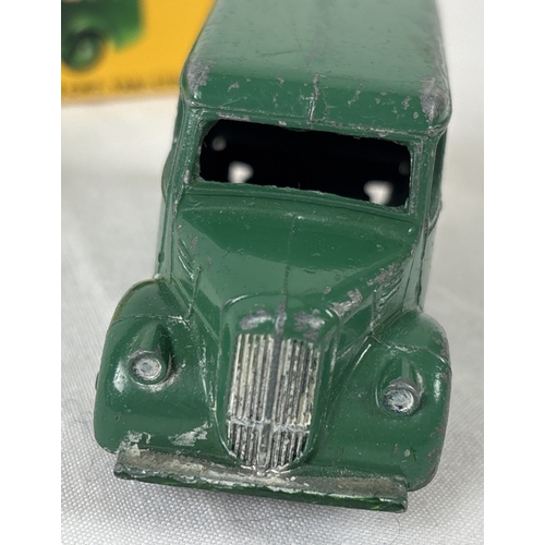 A vintage 1950's Dinky Toys diecast model of a Trojan 15 cwt van with ...