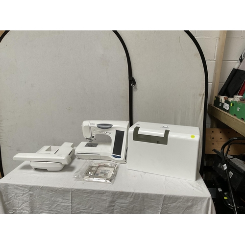 BROTHER GALAXIE 300D EMBROIDERY MACHINE WITH MANUAL AND ATTACHMENTS