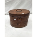 VICTORIAN TIN HAT BOX