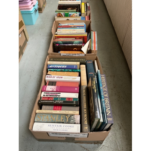 3 BOXES OF BOOKS