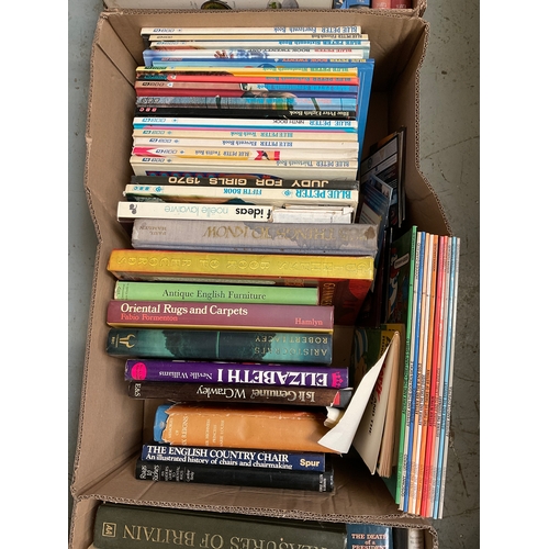 3 BOXES OF BOOKS