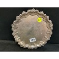 HALLMARK SILVER SALVA ON 3 FEET 500G H1” DIA 10”