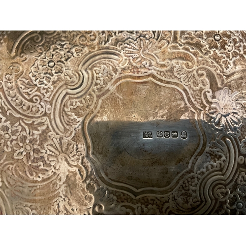 HALLMARK SILVER SALVA ON 3 FEET 500G H1” DIA 10”