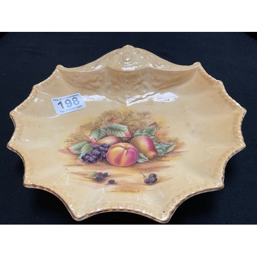 FIVE PIECES OF ROYAL WORCESTER, ORCHARD FRUITS AND TWO ROYAL WORCESTER ...