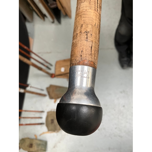 FOUR VINTAGE HARDY FISHING RODS TO INCLUDE TWO PIECE FLY ROD (THE ...