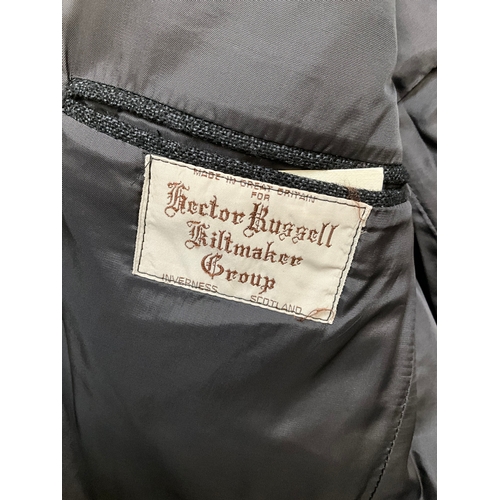 THREE KILTS BY HECTOR RUSSELL, FOUR JACKETS, FIVE SPORRANS, BELTS ...