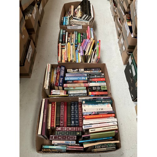 4 BOXES OF BOOKS