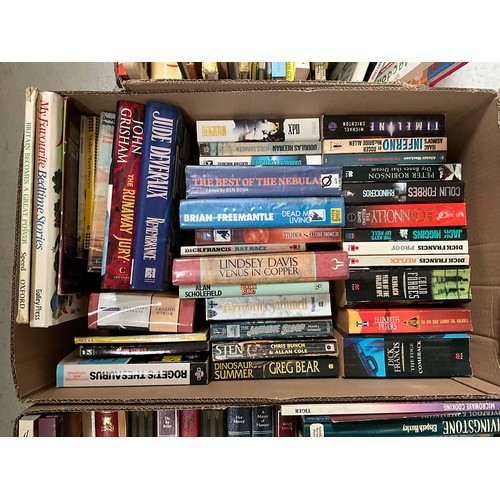4 BOXES OF BOOKS
