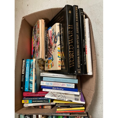 4 BOXES OF BOOKS