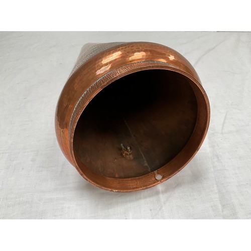 S BEDDALL COPPER LAMP BASE WITH IMPRESSED MARK TO BASE (WORKED FOR ...
