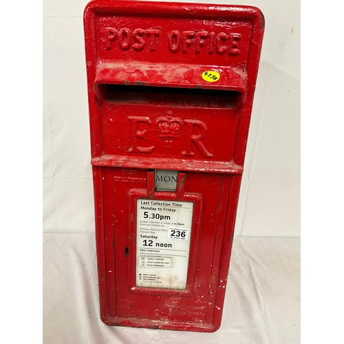 VINTAGE POST OFFICE LETTER BOX H24" W10" D14"